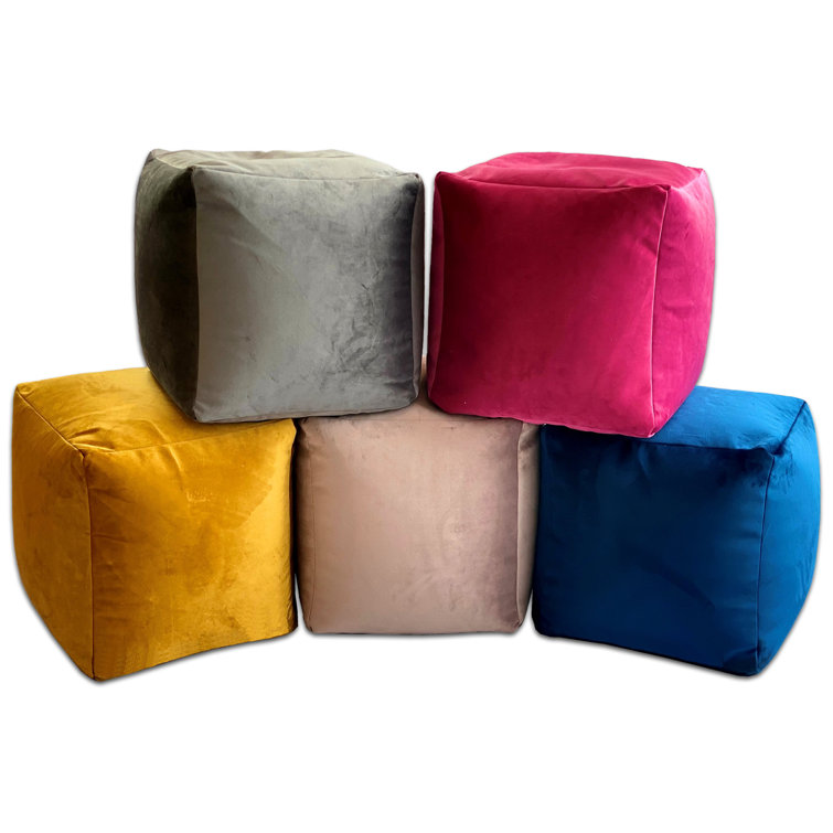 Canora Grey Velvet Refillable Bean Bag Chair | Wayfair.co.uk