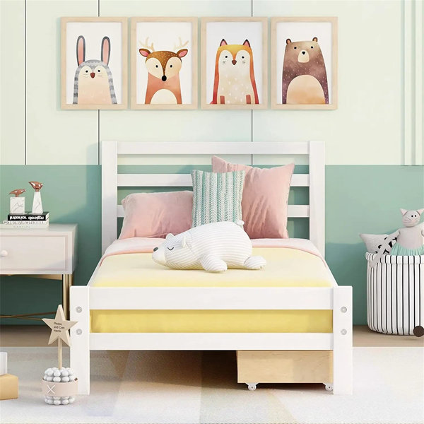 Harriet Bee Gbemisola 2 Drawer Platforms Bed by Harriet Bee | Wayfair