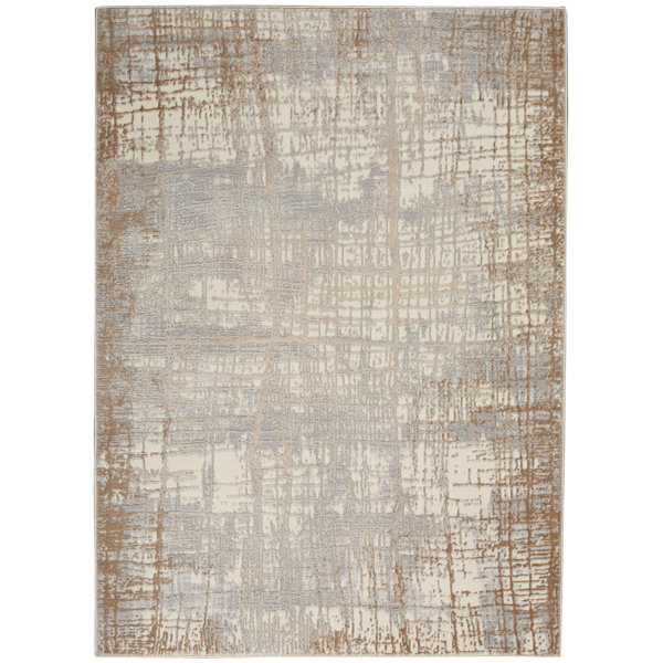 Calvin Klein Cream/Ivory/Taupe/Gray Rug & Reviews | Wayfair