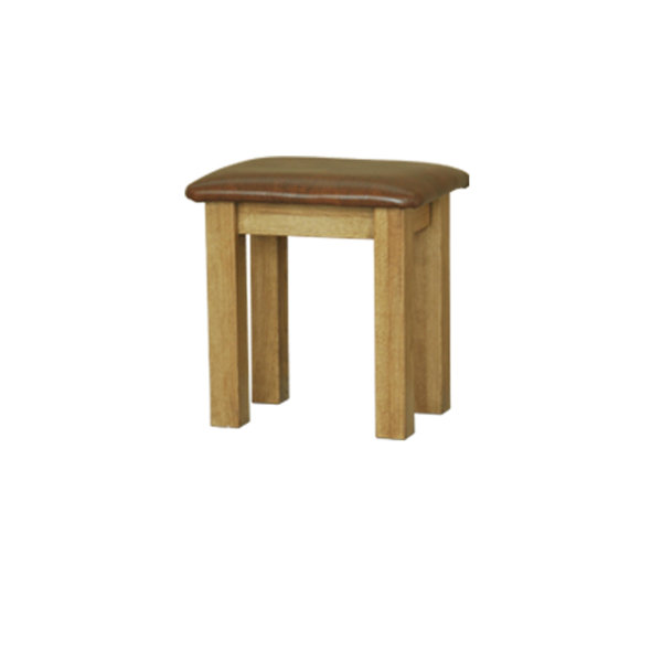 ClassicLiving 48cm Tall Solid Wood Dressing Table Stool | Wayfair.co.uk