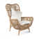 Ibolili Round Back Rattan Chair & Reviews | Wayfair