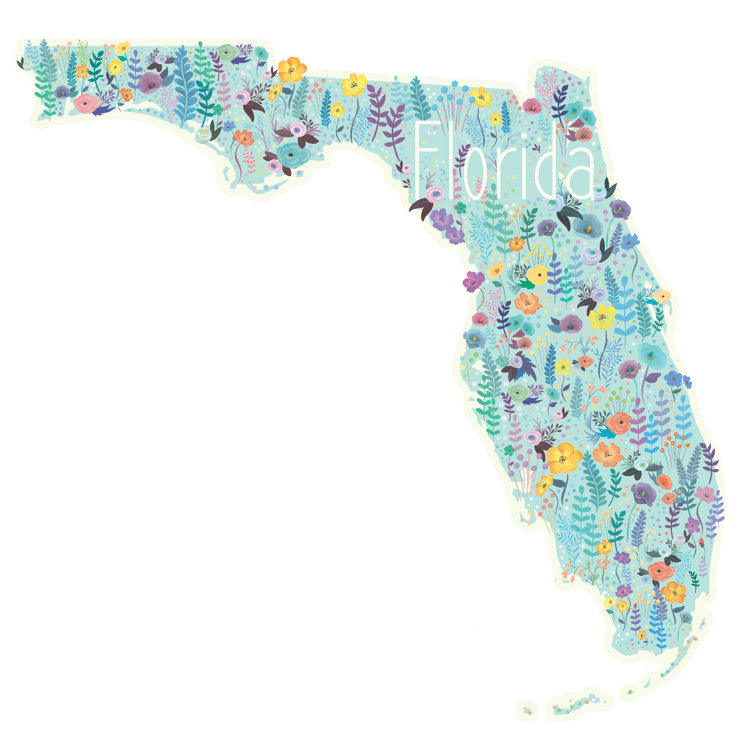 Ebern Designs Florida Wall Decal | Wayfair