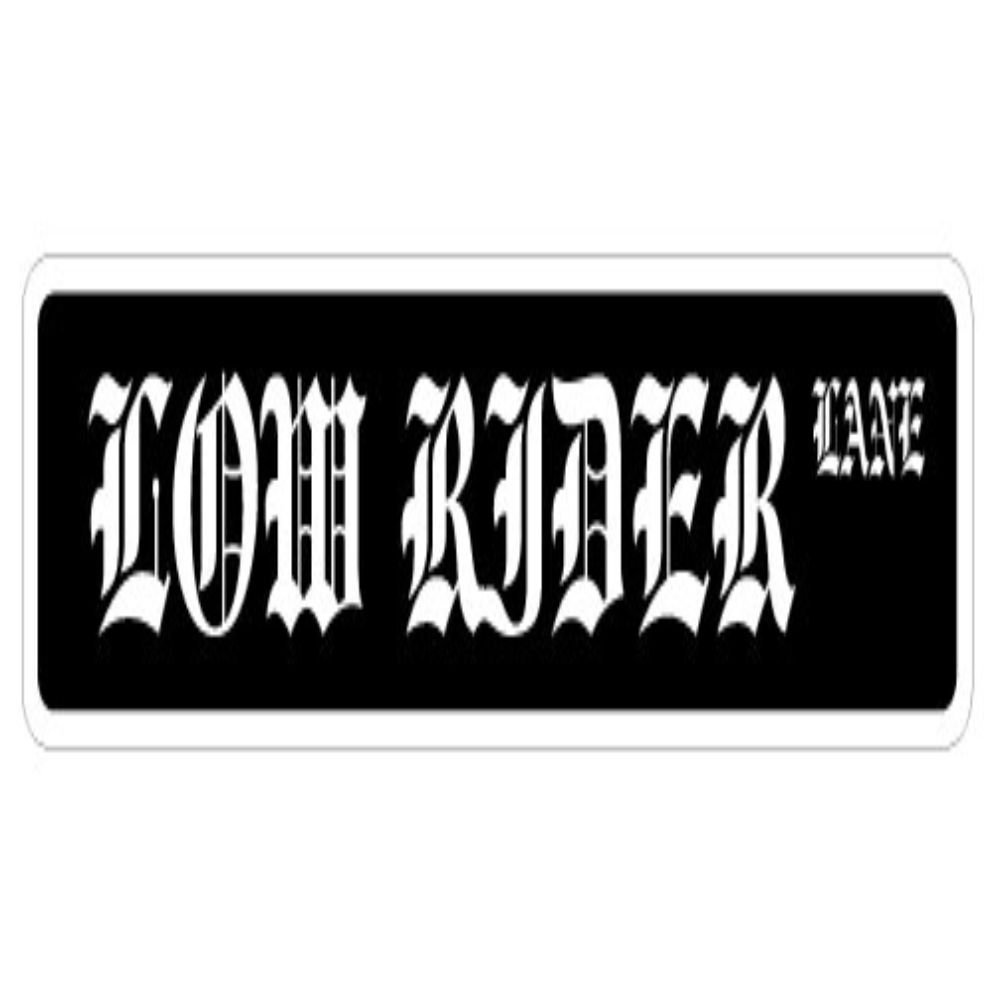 SignMission Low Rider Street Sign Lowrider Chrome Rims Car Truck | Wayfair