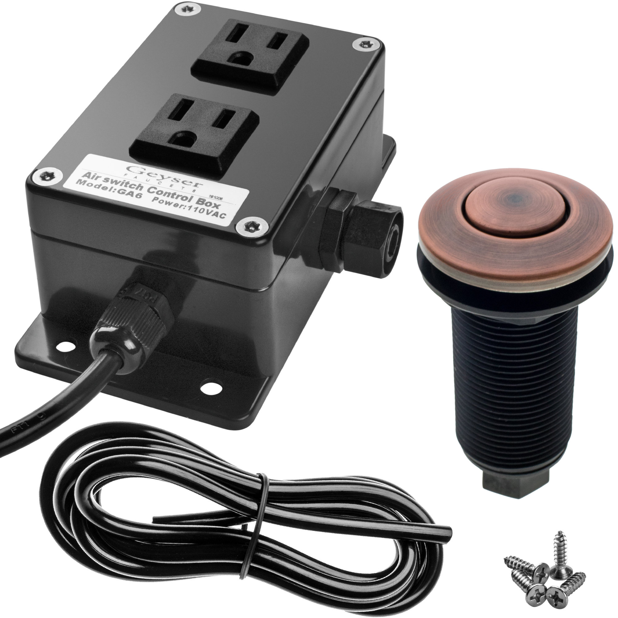 Geyser Dual Outlet Air Switch | Wayfair