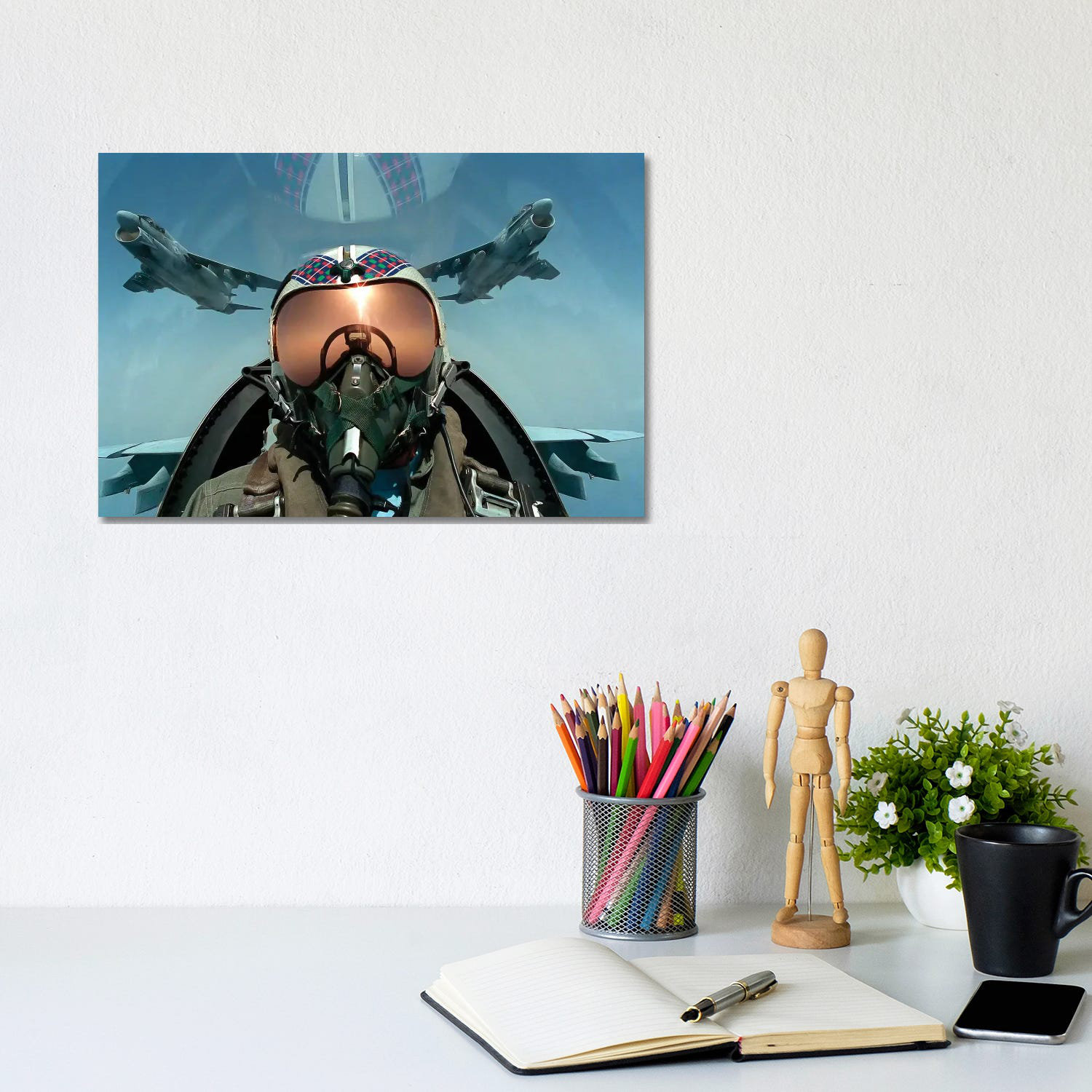 17 Stories A Pilot Takes A Self Portrait From The Cockpit Of An A-7 ...