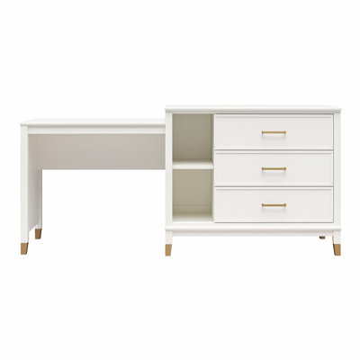 CosmoLiving by Cosmopolitan Westerleigh 3 Drawer 72.4" W Media Dresser ...