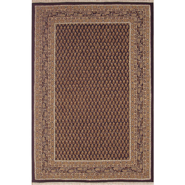Astoria Grand Mastropietro Handmade Wool Brown Rug | Wayfair