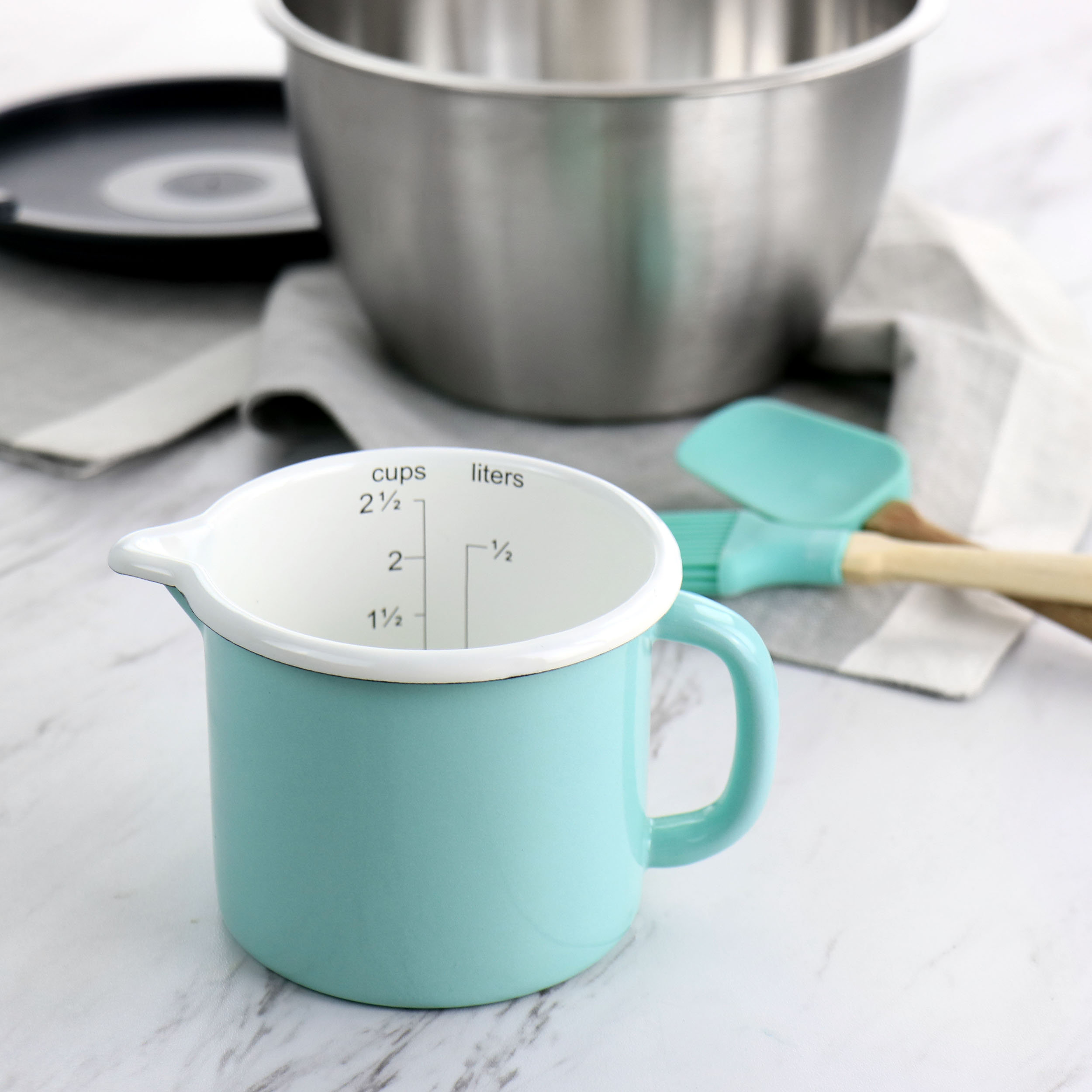 Martha Stewart Enamel Liquid Measuring Cups | Wayfair