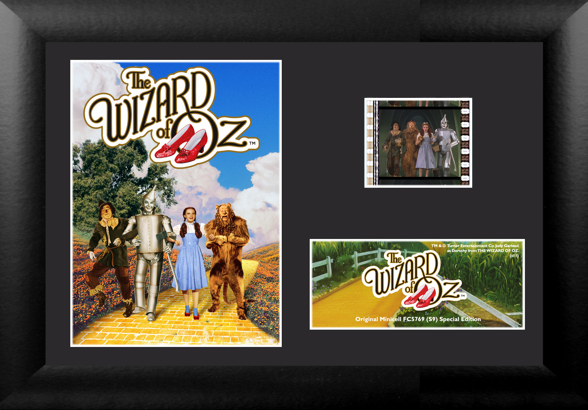 Trend Setters Wizard of Oz Yellow Brick Road FilmCells Framed Desktop Display with Stand | Wayfair