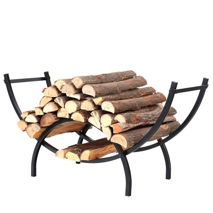Arlmont & Co. Jessup 48'' W Metal Log Rack & Reviews - Wayfair Canada