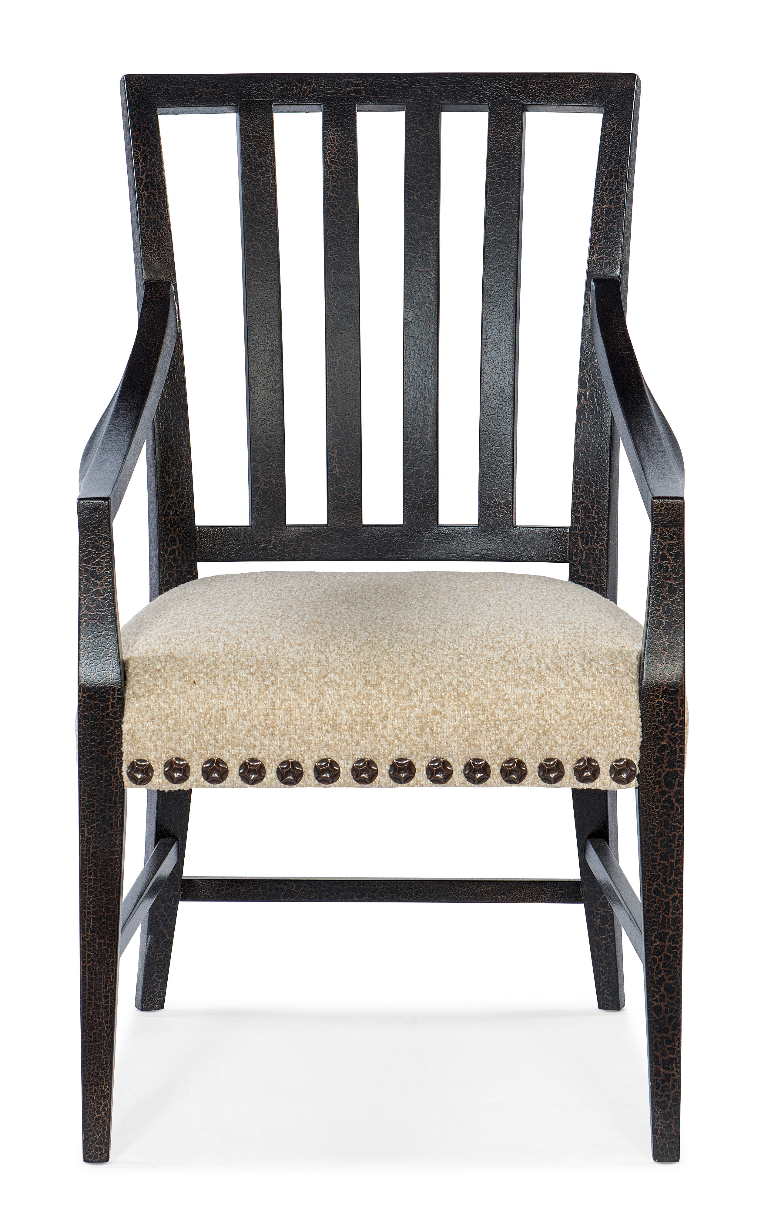 Hooker Furniture Big Sky 100% Polyester Slat Back Arm Chair | Wayfair