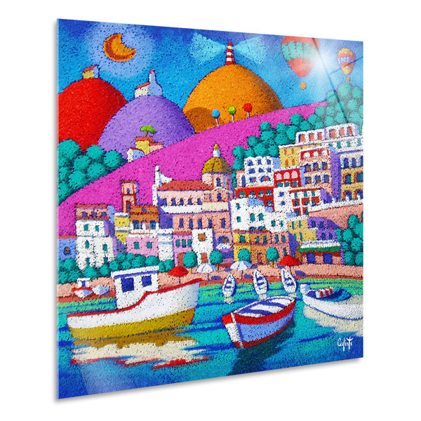 Longshore Tides Positano by Stefano Calisti - Unframed Painting ...