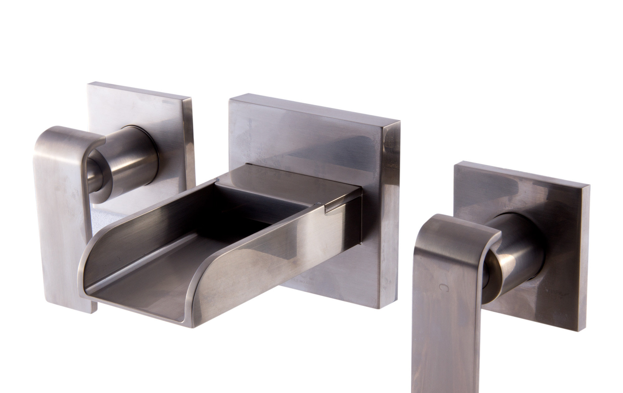 Alfi Brand Modern Waterfall Widespread Wall Lever Bathroom Faucet | Wayfair