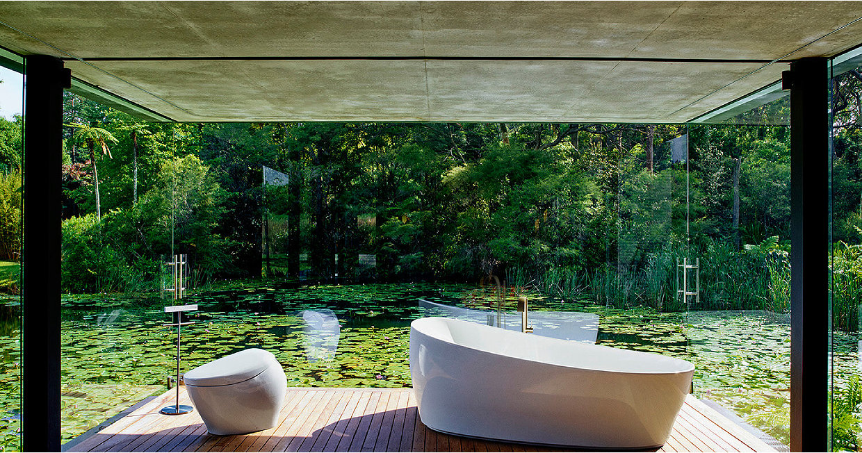 TOTO Libella™ Electronic Touchless Sensor Wall Mounted Bathroom Faucet ...