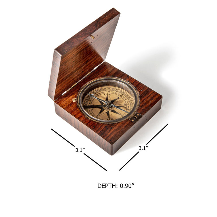Breakwater Bay Sexton Decorative Lewis and Clark Compass | Wayfair