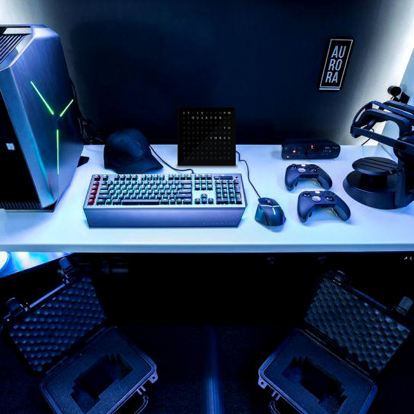 Brayden Studio® Digital Acrylic Electric Tabletop Clock | Wayfair