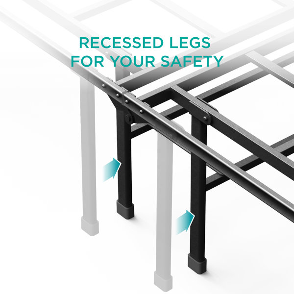 Alwyn Home Wire-Grid Bed Frame & Reviews | Wayfair