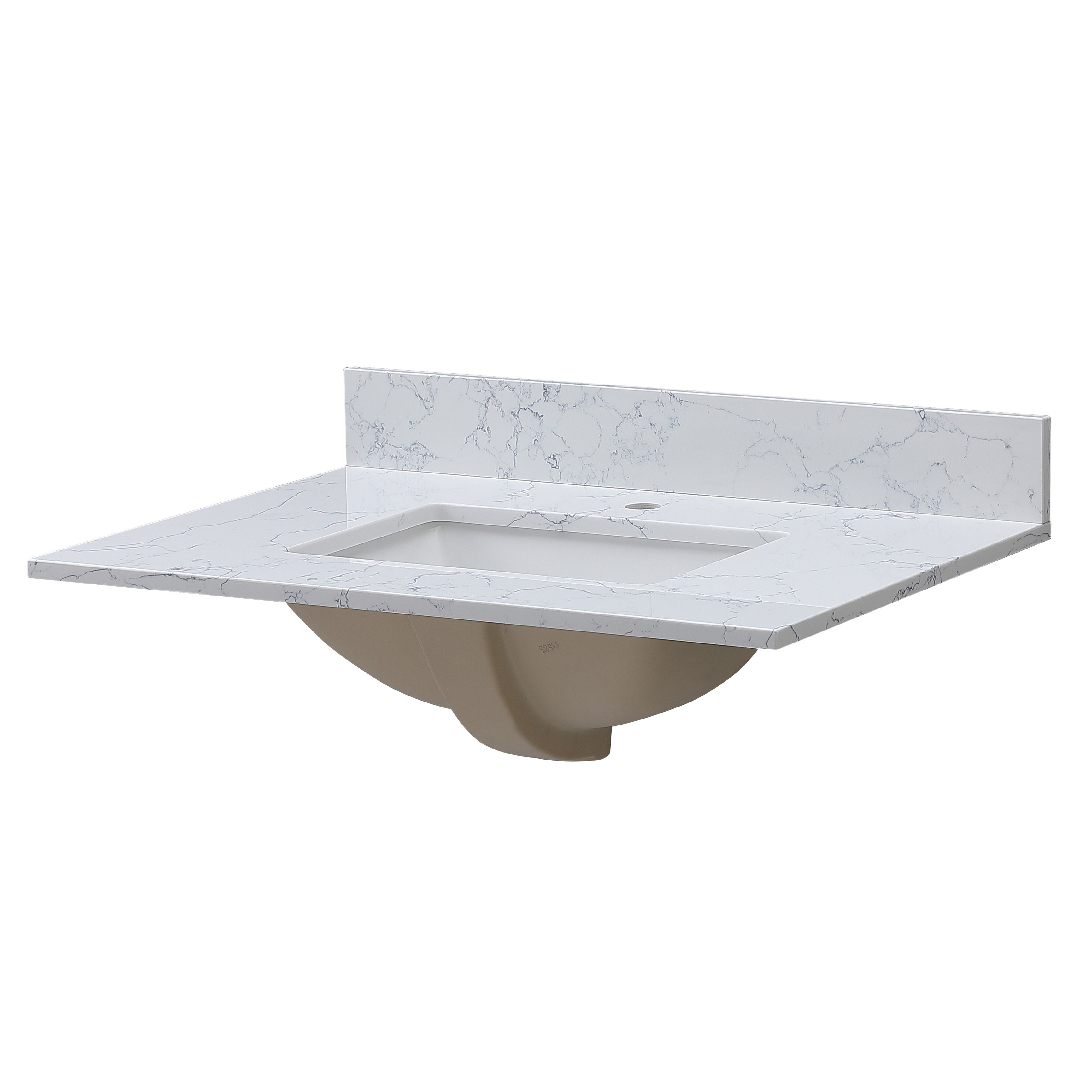Modern Luxe Furniture 31'' Single Bathroom Vanity Top with Sink ...