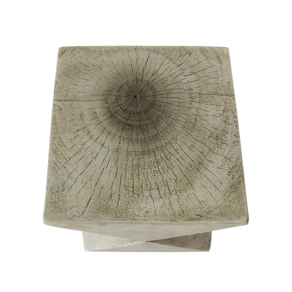 Union Rustic Encinal 17.75'' Tall Concrete Block End Table & Reviews ...