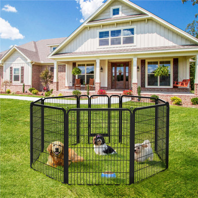Yaheetech Dog Pen 8 Panel & Reviews | Wayfair