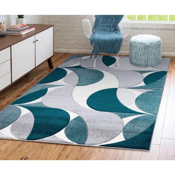 Ivy Bronx Kenzo Geometric Abstract Pattern Rugs | Wayfair.co.uk