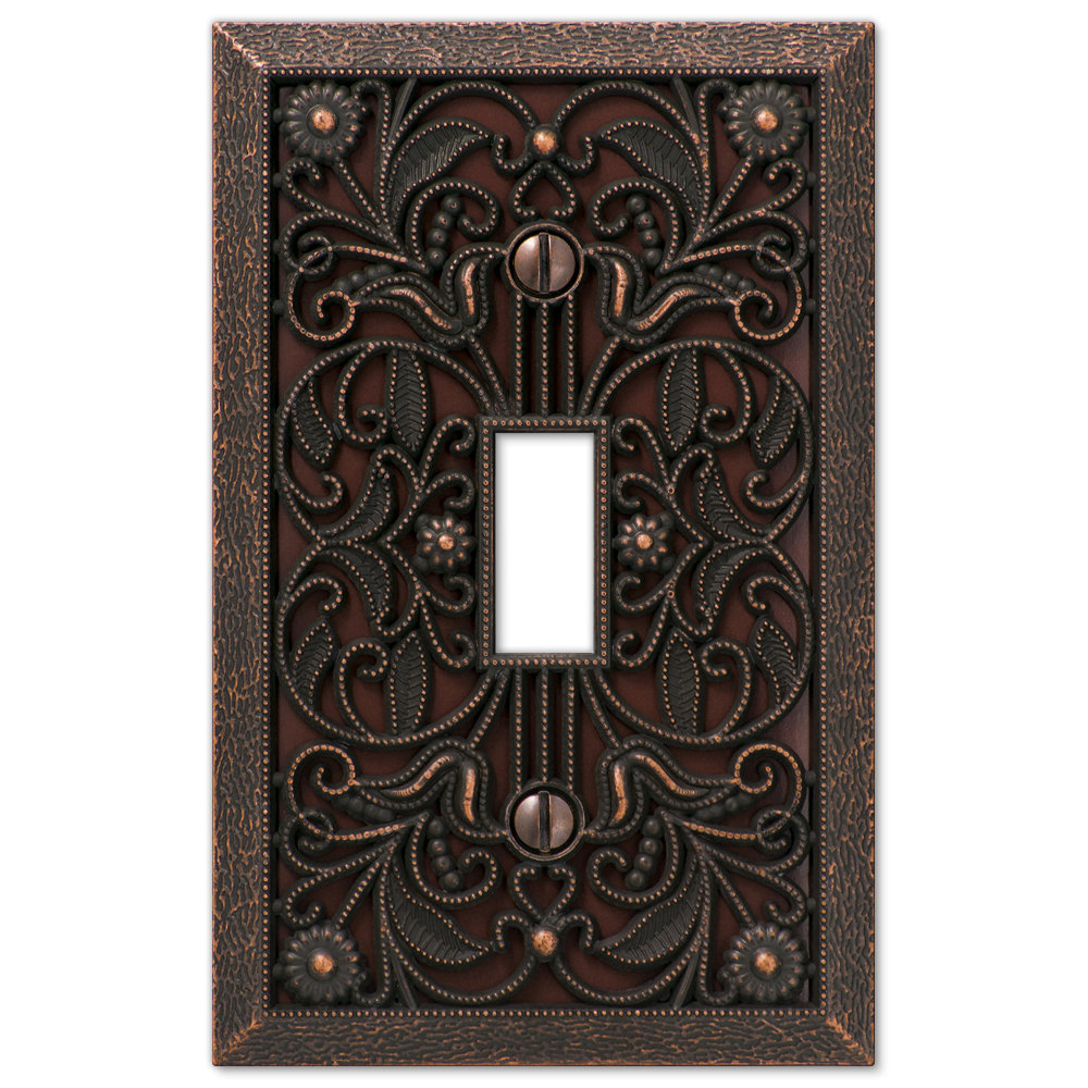 AmerTac Filigree 2-Gang Toggle Light Switch Wall Plate & Reviews | Wayfair