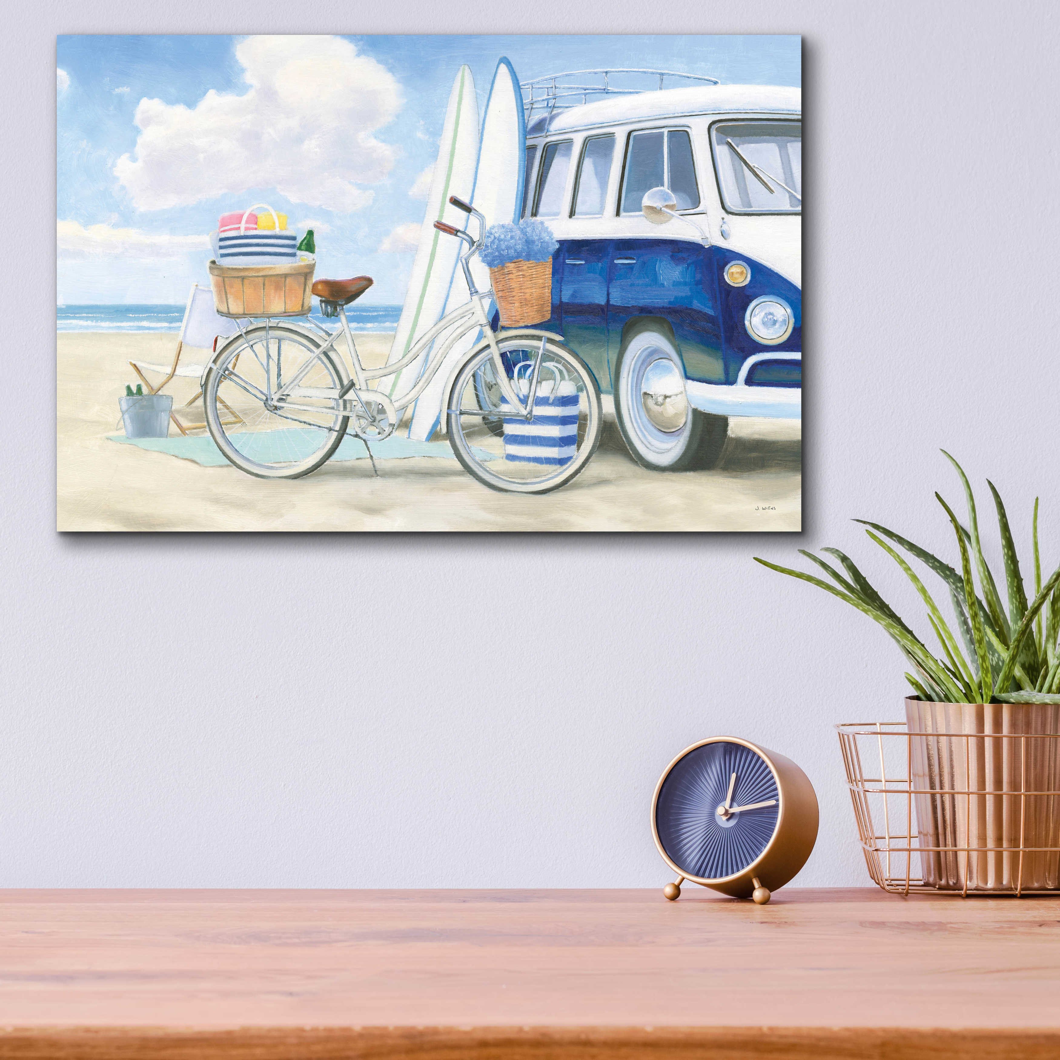 Dovecove Epic Art 'Beach Time I' By James Wiens, Acrylic Gl Beach Time ...