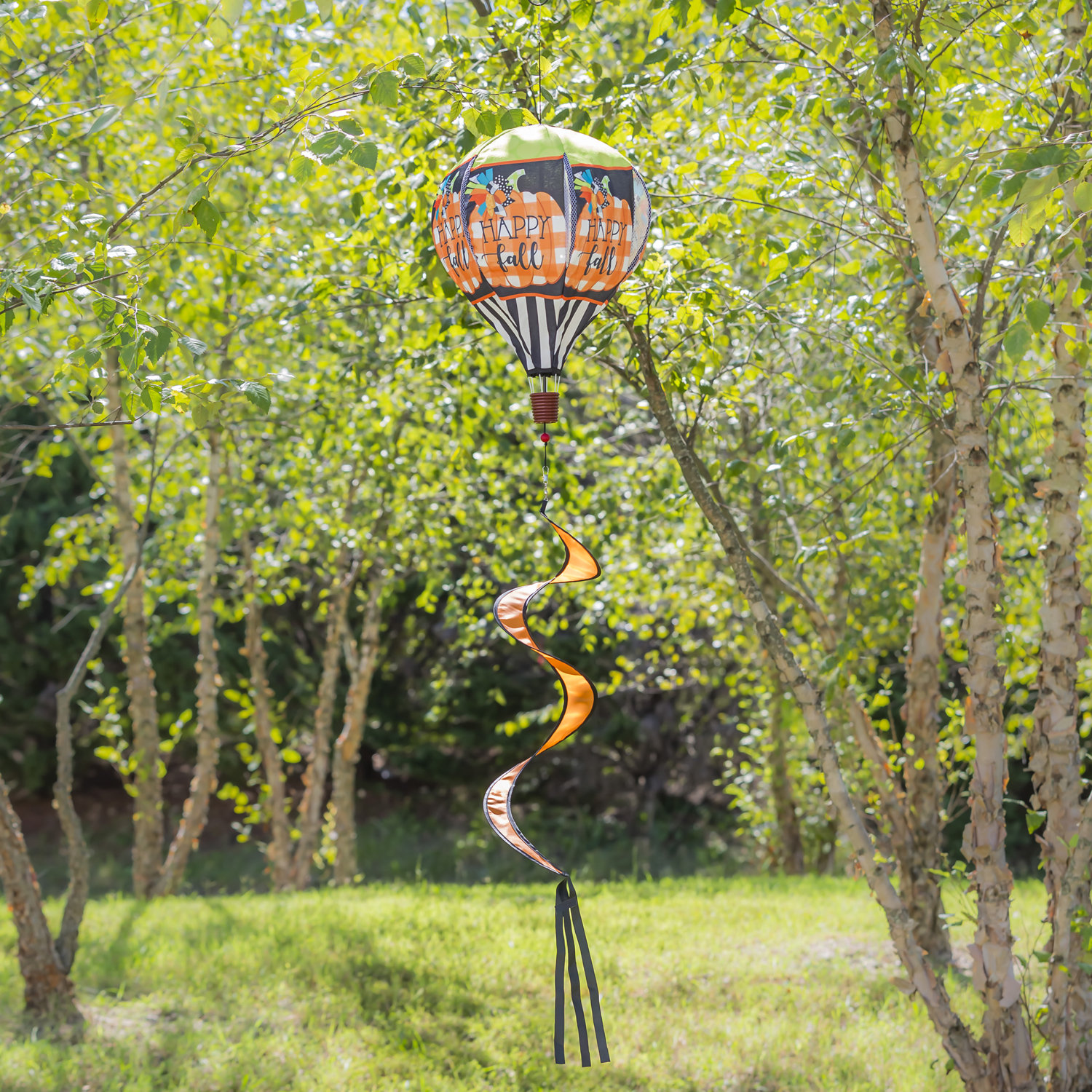 Arlmont & Co. Labryant Happy Fall Pumpkin Rotator | Wayfair