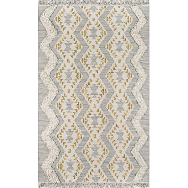Foundry Select Rectangle Franckie Southwestern Hand Braided Wool Indoor ...