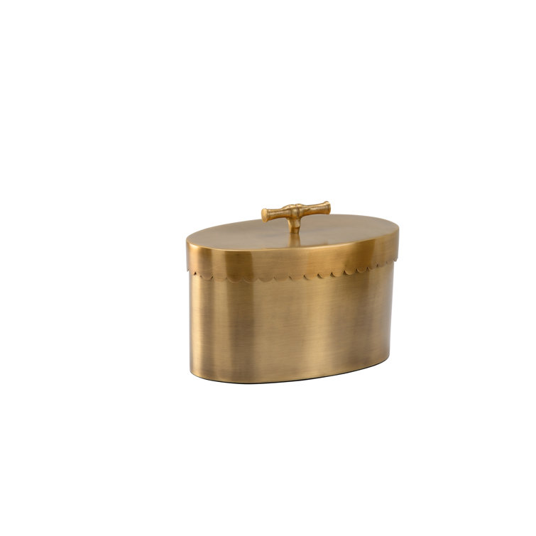 Wildwood Cheryl Luckett Buttercup Brass Box | Wayfair