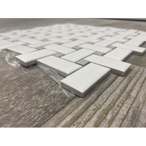 Splash Tile Cascade Porcelain Mosaic Sheet | Wayfair