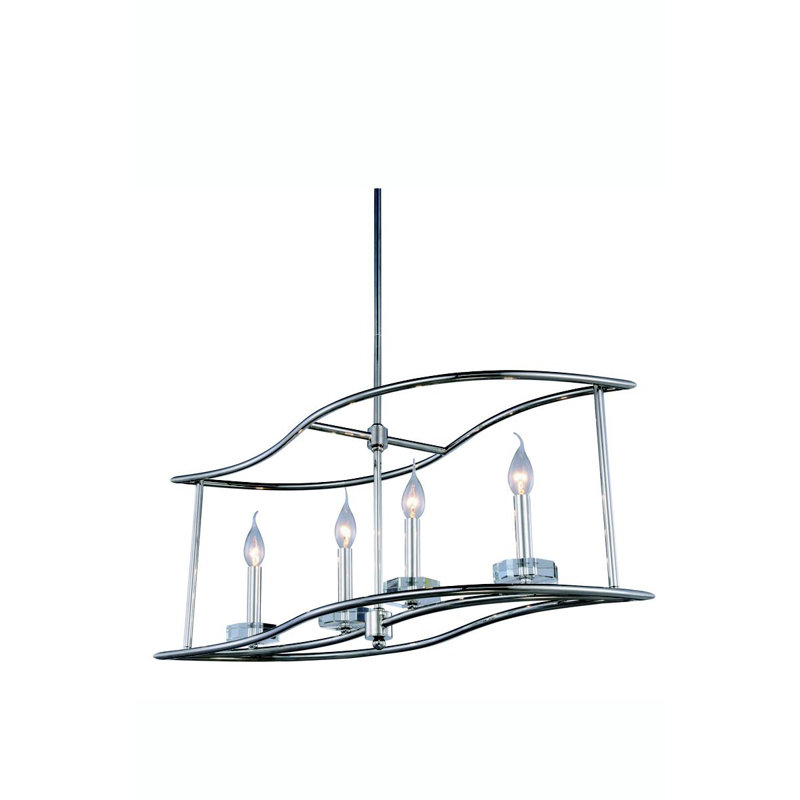 Brayden Studio® Simental 4 - Light Kitchen Island Pendant & Reviews ...