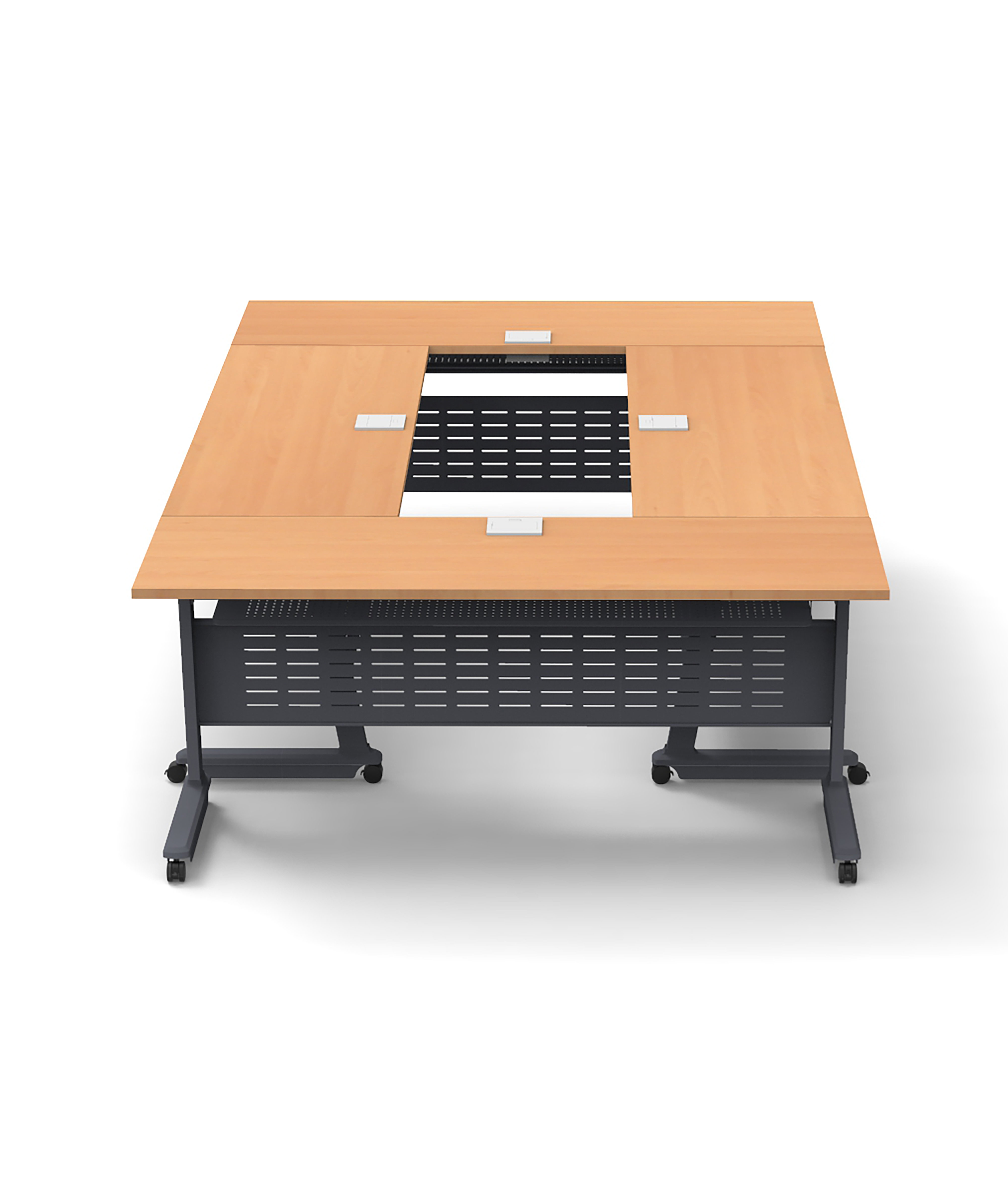 TeamWORK Tables 8 Person Training Meeting Seminar Tables Set | Wayfair