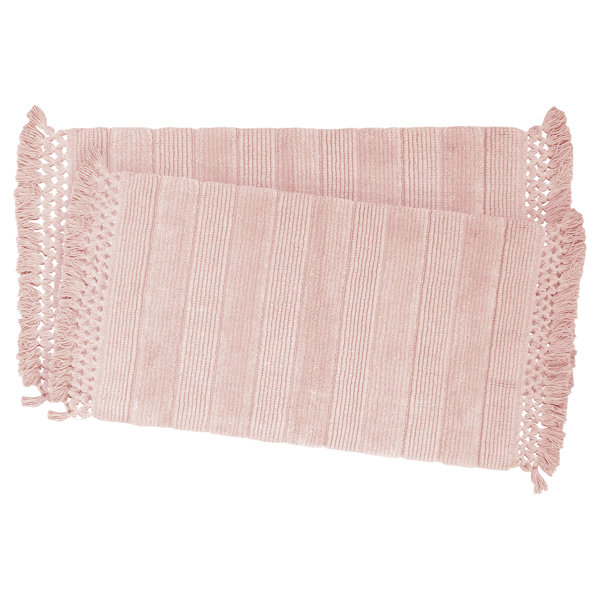 French Connection Safira Fringe Cotton 2 Piece Bath Rug Set & Reviews ...