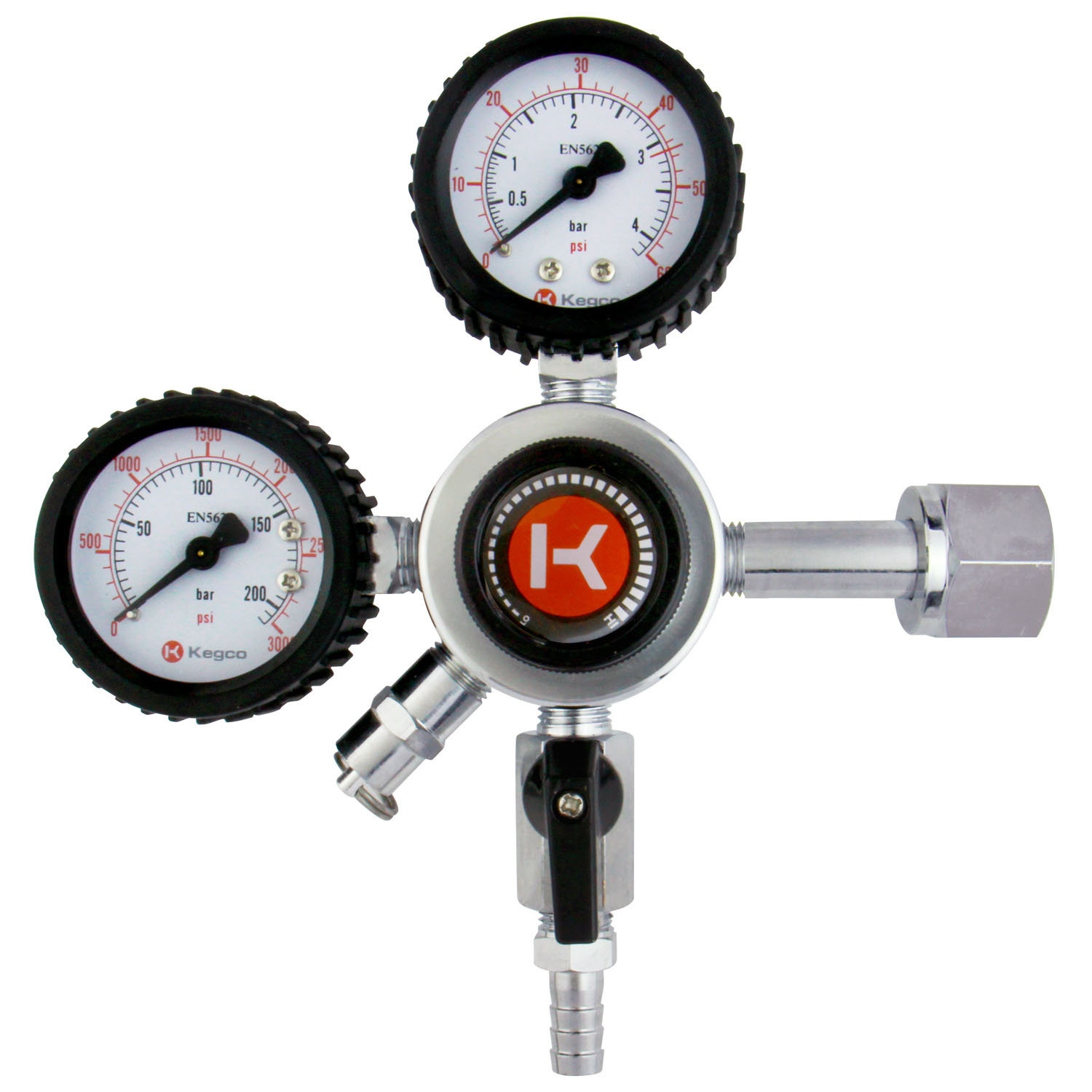 Kegco Chrome Outdoor Single Tap Regulator | Wayfair