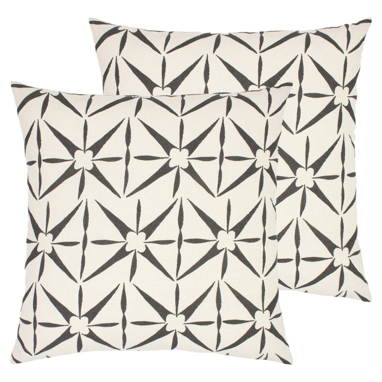 furn. Feathers Geometric Square Scatter Cushion With Filling | Wayfair ...