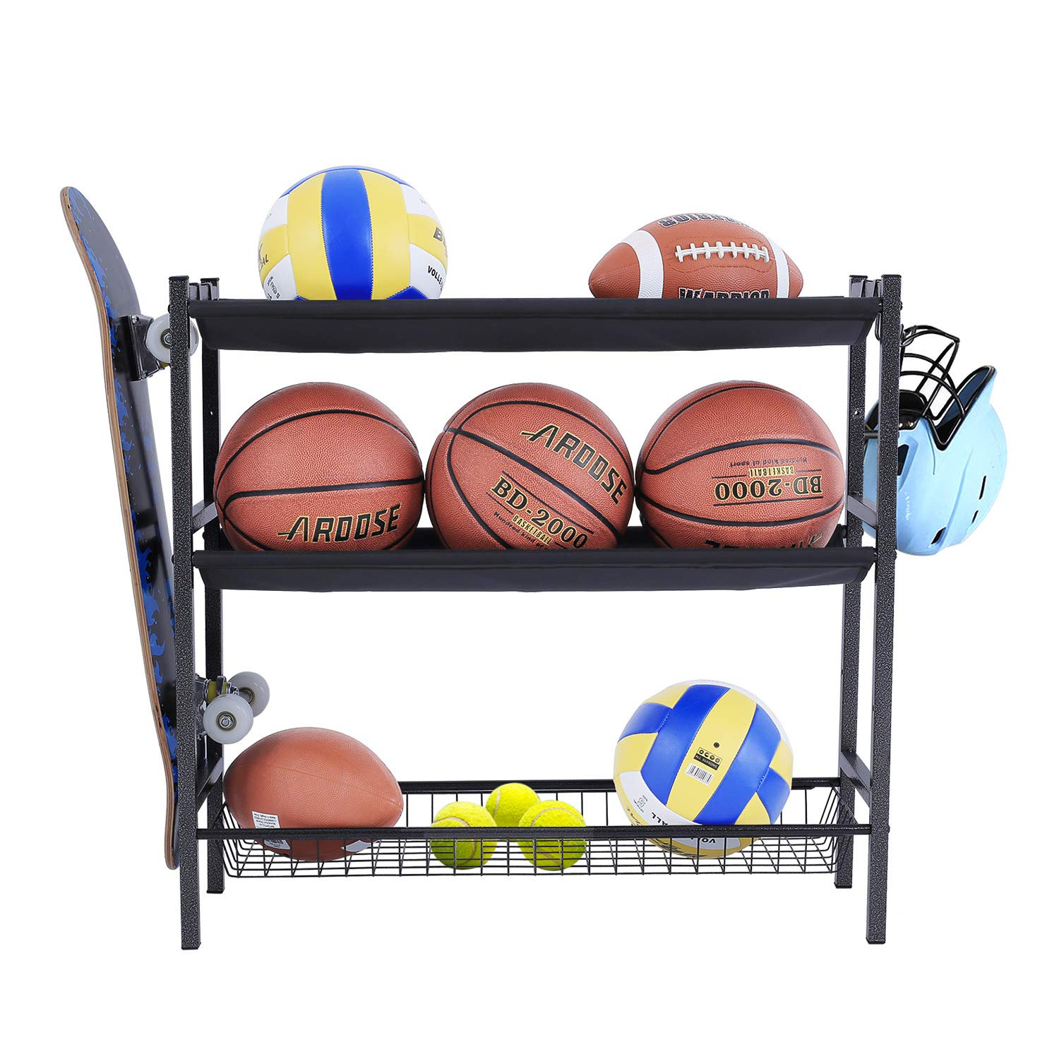 Rebrilliant Zyyon Freestanding Sports Rack | Wayfair