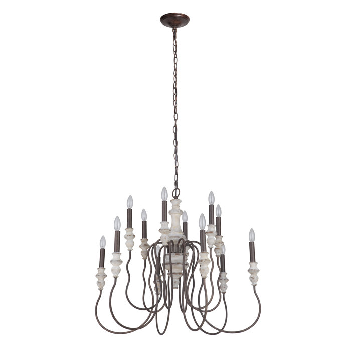 Ophelia & Co. Duke 12 - Light Dimmable Classic / Traditional Chandelier ...