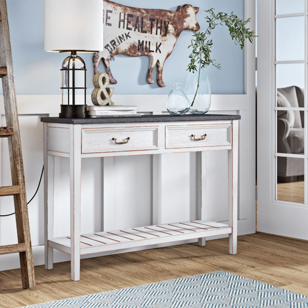 Entryway-table-white-farmhouse- | Wayfair