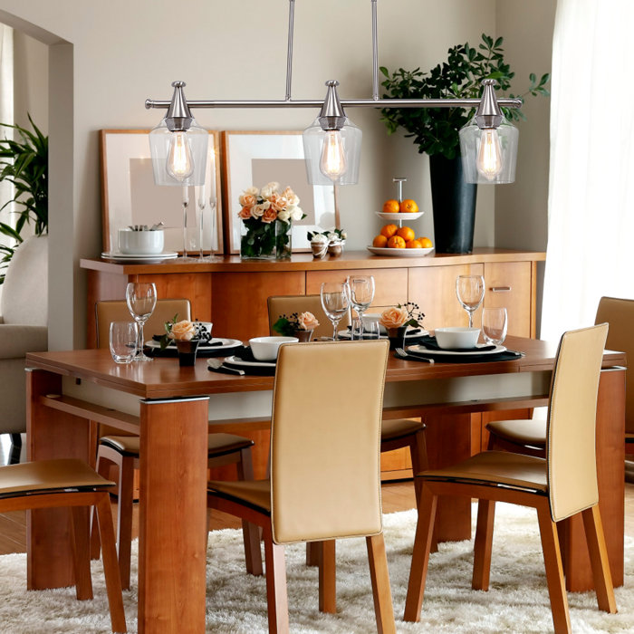 Breakwater Bay Yeet 3 - Light Kitchen Island Bell Pendant | Wayfair