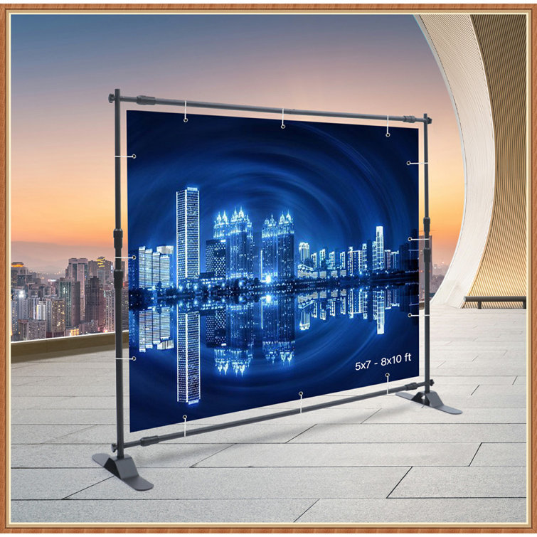 DALELEE Freestanding Banner Stand - Wayfair Canada
