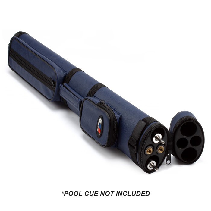 two piece pool cue with case