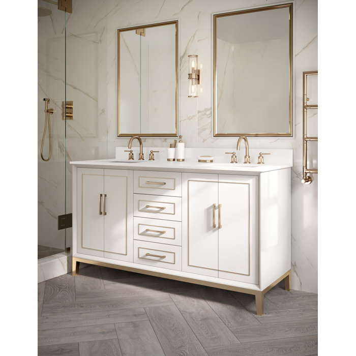 Bemma Gracie 60" Double Bathroom Vanity Set & Reviews | Perigold