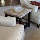 Lark Manor Claiborne 24'' Tall Genuine Marble End Table & Reviews | Wayfair