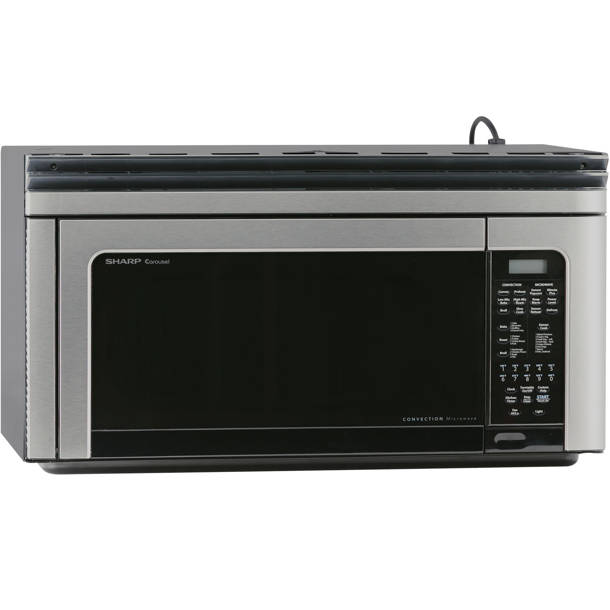 Sharp 29.9'' 1.1 Cubic Feet cu. ft. Convection Over-The-Range Microwave ...