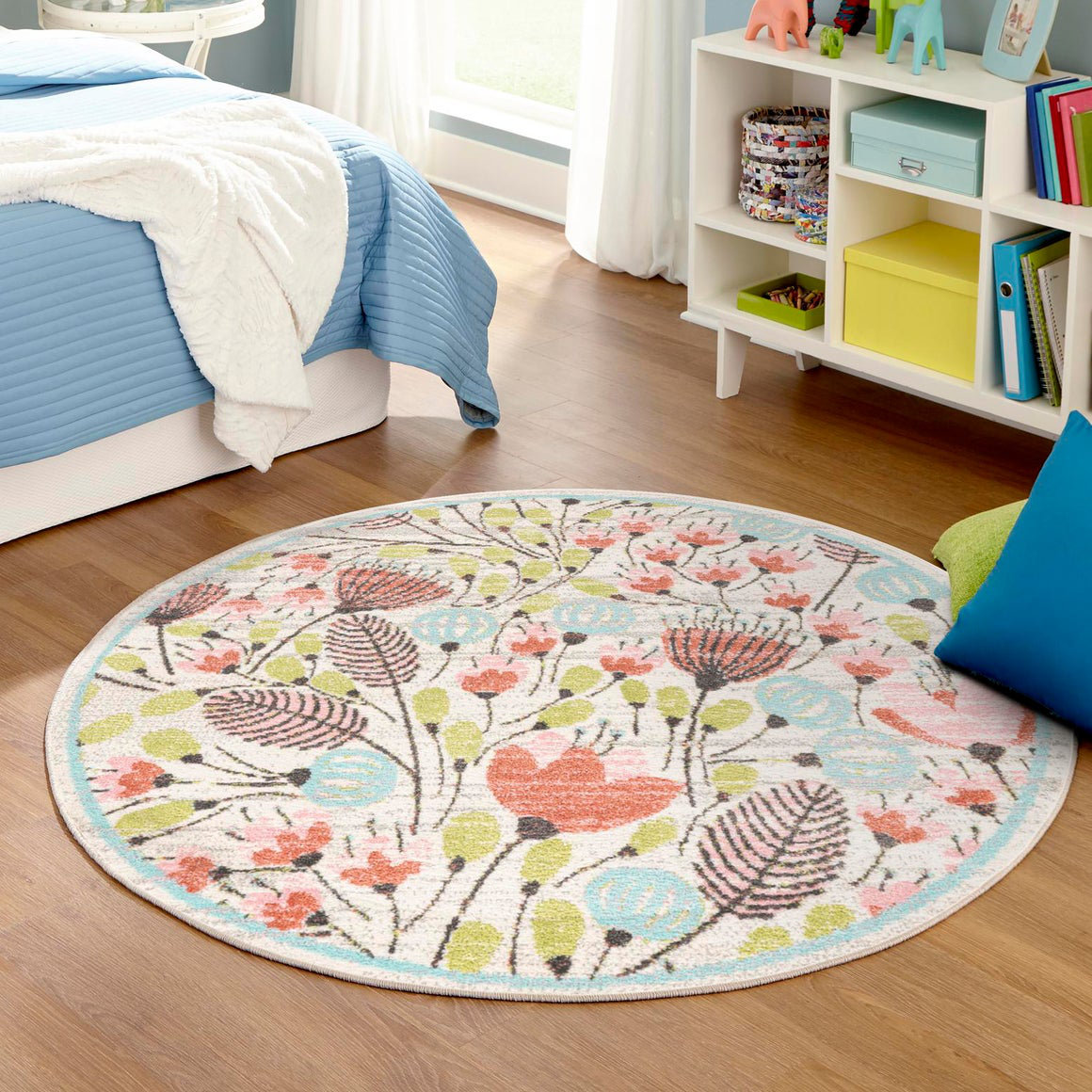 Unique Loom Whimsy Kids Wildflowers Rug & Reviews | Wayfair