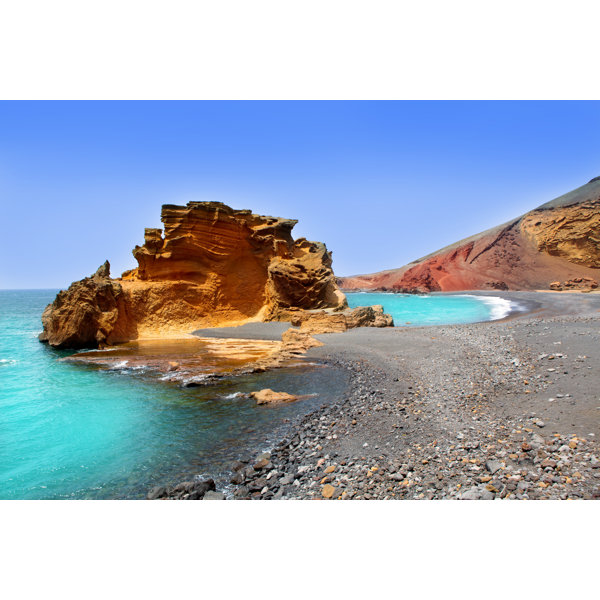 Highland Dunes Lanzarote El Golfo by - Wrapped Canvas Photograph | Wayfair