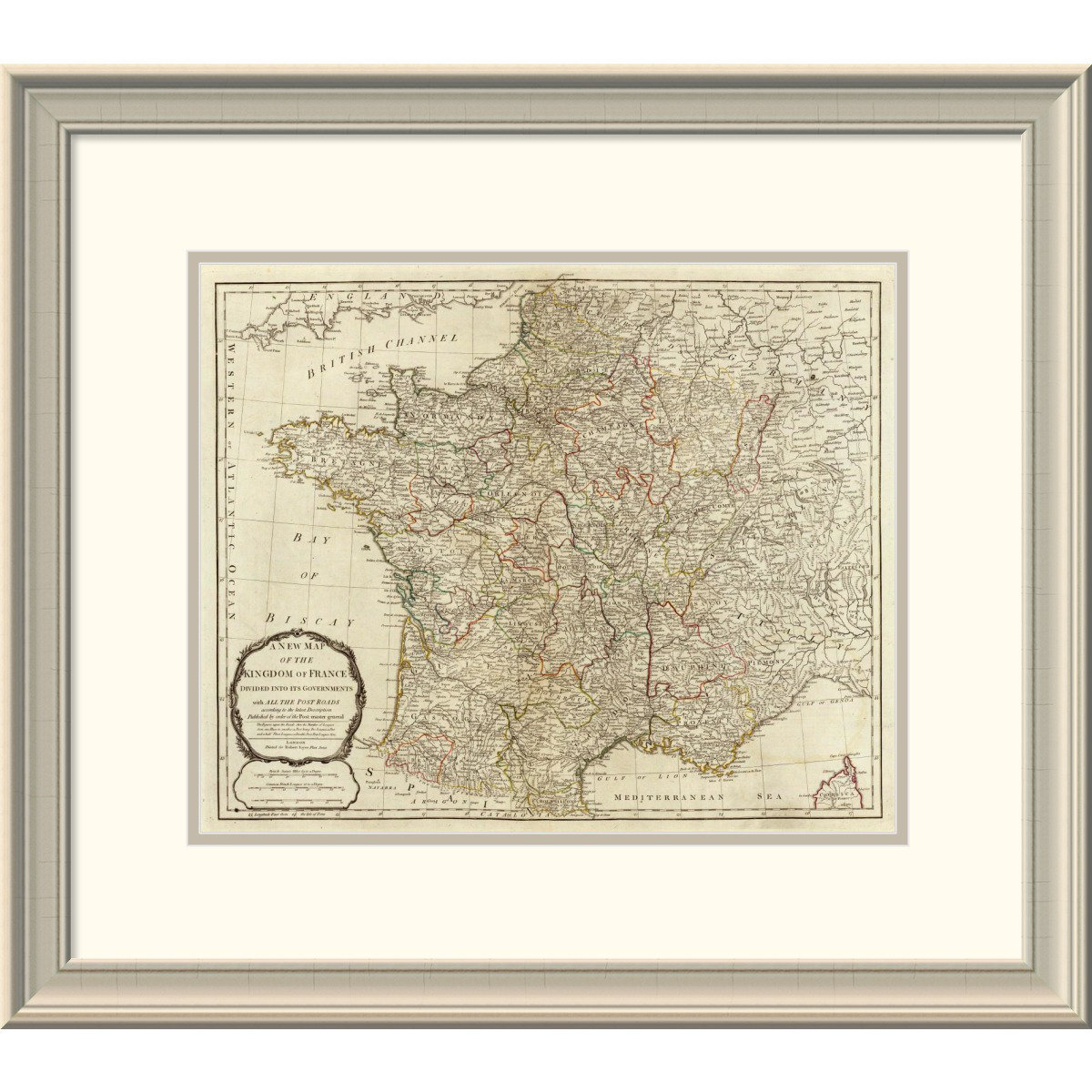 Bless international A New Map Of The Kingdom Of France, 1790 - Single ...