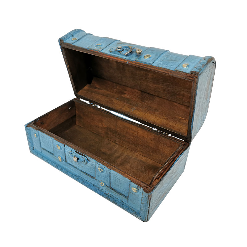 Breakwater Bay Small Double-Banded Wood Decorative Box & Reviews | Wayfair