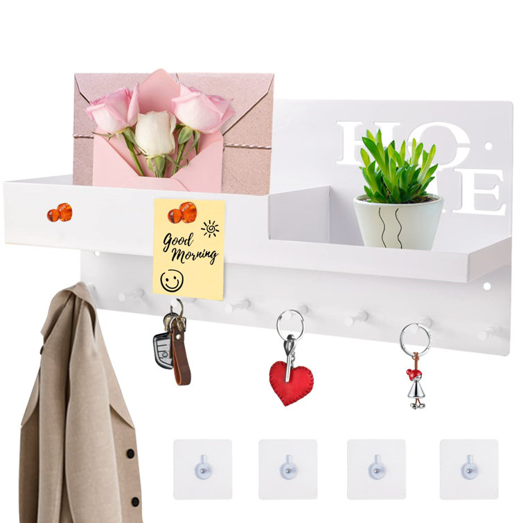 Ebern Designs Wall Key Organizer With Key Hooks | Wayfair.co.uk